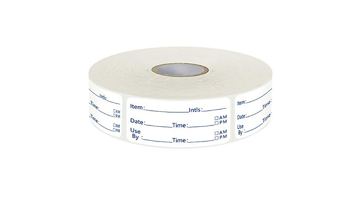 500 Removable Waterproof Freezer Labels for Kitchen & Restaurant