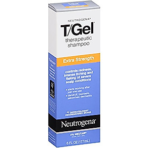 Neutrogena T/Gel Therapeutic Shampoo, Extra Strength, 6 Ounce