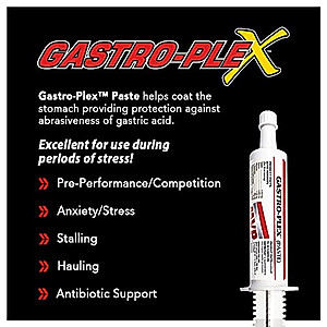 Med-Vet Pharmaceuticals Gastro-Plex Paste 5-Pack (10 doses) Gastric Stress Relief Paste for Horses