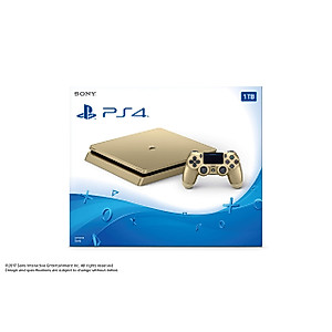 PlayStation 4 Slim 1TB Gold Console [Discontinued] [video game] (Renewed)