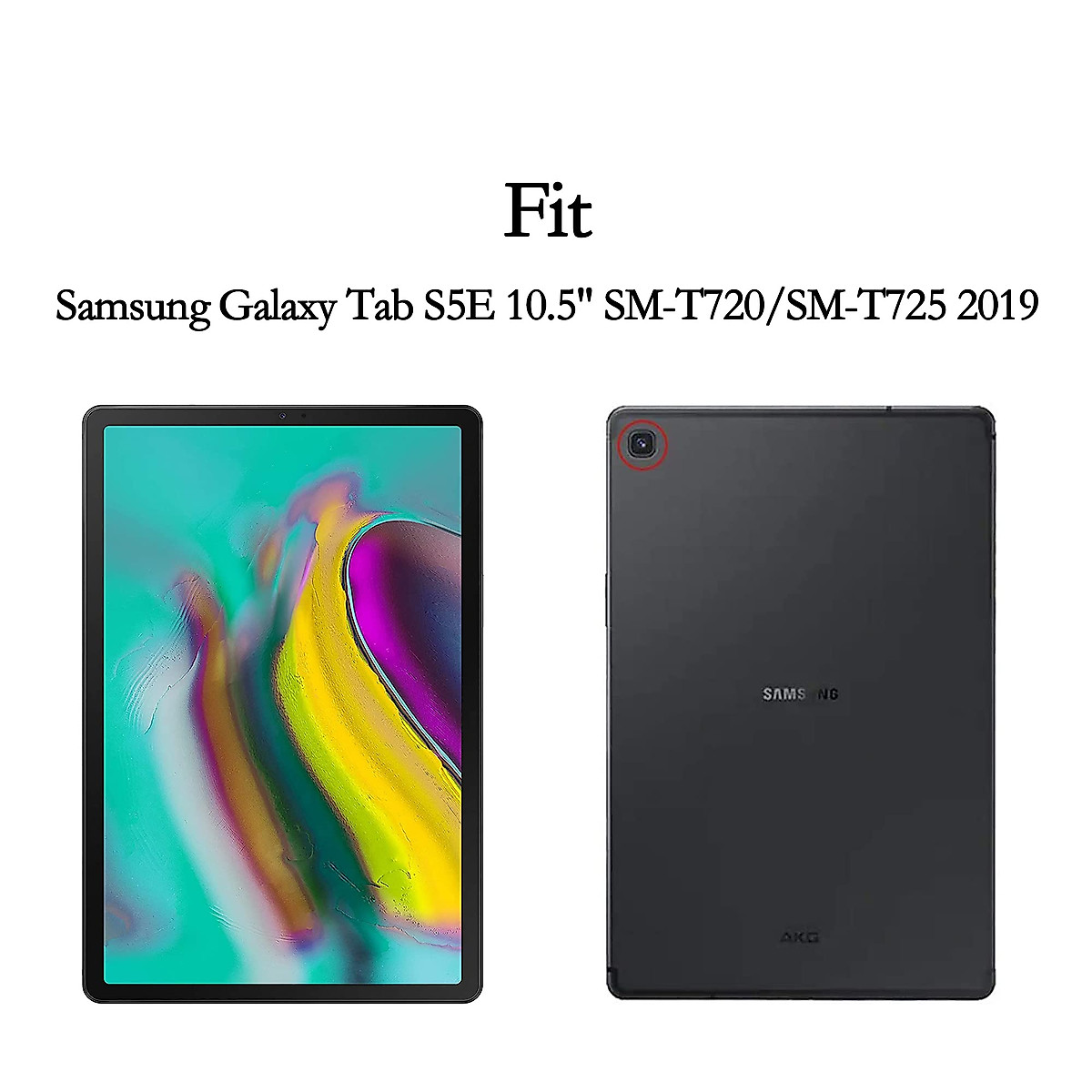 10.5 Case Shockproof Case Ultra Slim Lightweight Stand Case 10.5" SM-T720/SM-T725 2019 Release