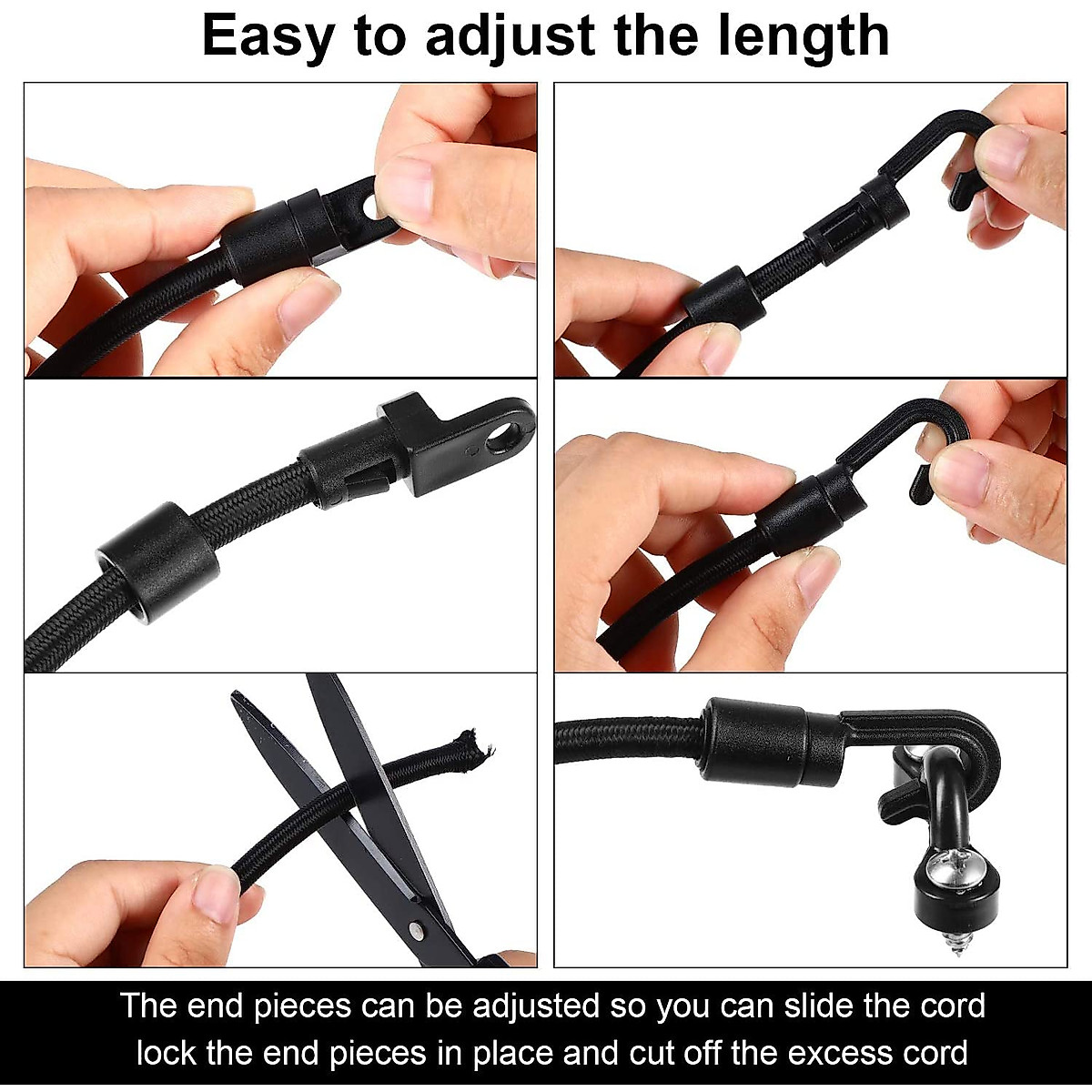 4 Pieces Rod Strap Holder Deck Mount Connector Mount Rod Strap Hold Down for Boat Kayak Boat Fishing(12 Inch)