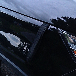 DHLink One Pair Loop 2 Loops Anchor Straps Under Hood Kayak Canoe Boat Tie Down Black