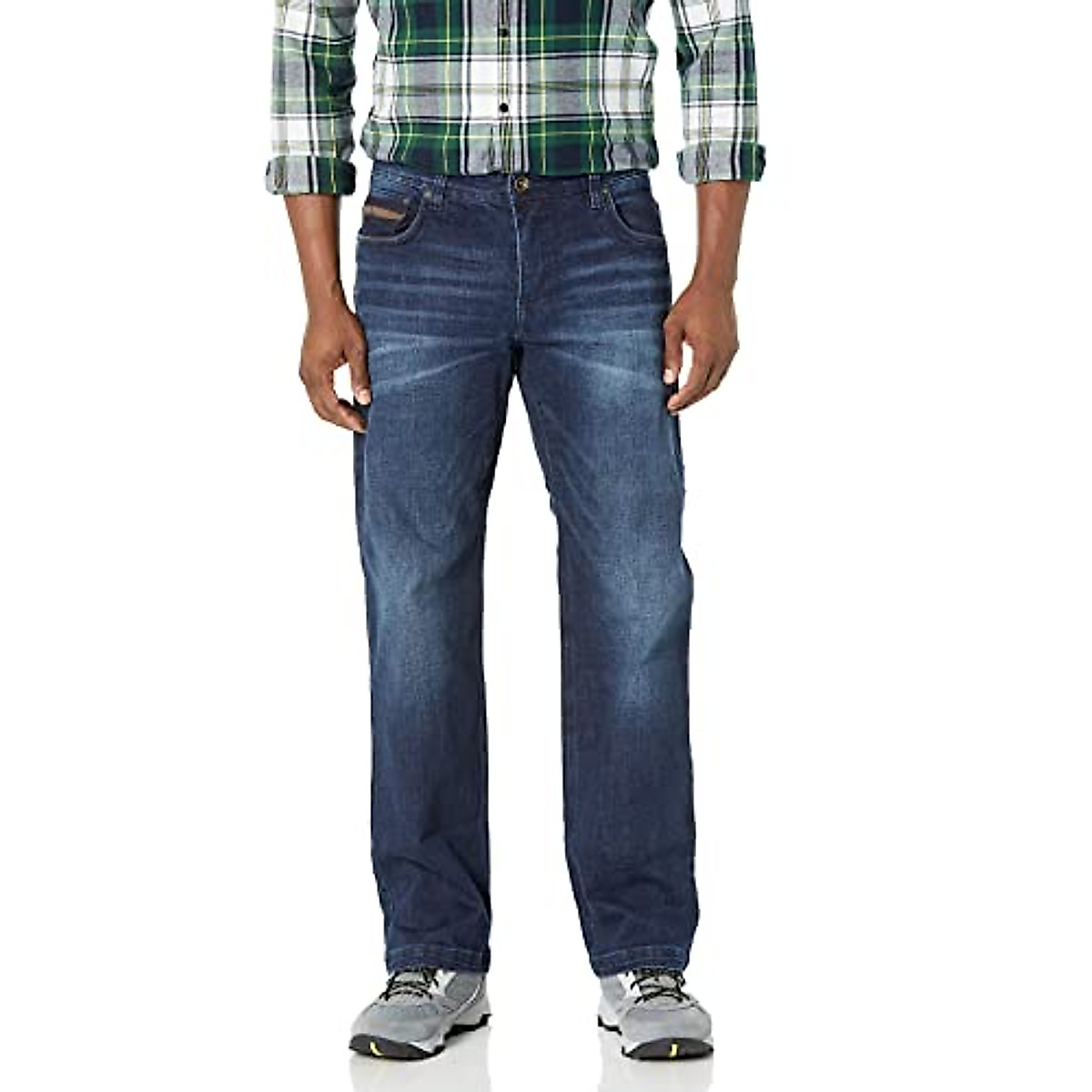 prAna Men's Standard Axiom Jean, Rinse Chipped Wash, 35W x 32L