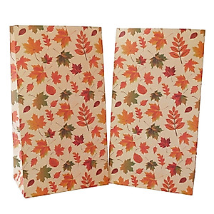 Dinosaur Favor Bags - 24-Count Colorful Cute Dinosaur Pattern Design Printed on Dark Blue Kraft Paper Goodie Gift Bags - Dino Party Supplies for Dinosaur Theme Birthday Party - 9.5" x 5.5" x 3.25"