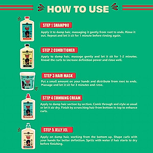 Lola From Rio - Meu Cacho Minha Vida - Hydrating Shampoo For Defined, Soft, Vibrant Curls, Nourishing, Mousturizing, Paraben, Sulfate-free 16.9 Fl Oz