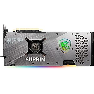 MSI Gaming GeForce RTX 3070 Ti 8GB GDRR6X 256-Bit HDMI/DP Nvlink Torx Fan 4 RGB Ampere Architecture Graphics Card (RTX 3070 Ti Suprim X 8G)