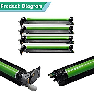 C8130 Drum Unit, Replacement 013R00681 Drum Unit, Compatible for Xerox AltaLink C8130 8135 C8145 C8155 C8170 B8145 B8155 B8170 Printer 1 Yellow