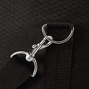 PICNIC TIME Cellar 6-Bottle Wine Carrier & Cooler Tote, Insulated Padded Wine Cooler Bag for Travel, Portable Water-Resistant Wine Bag, (Black with Gray Accents)