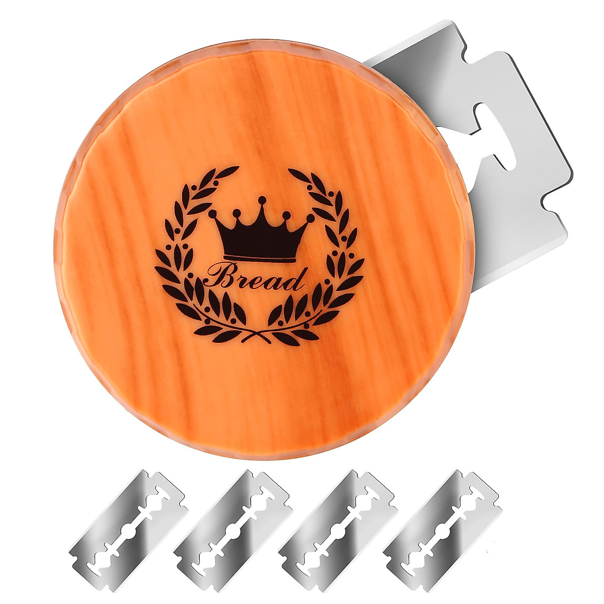 Bread Lame , Dough Scoring Tool Ufo bread lame cutter for scoring Homemade Dough Great Gift for Artisan Bread Makers Includes 5 Replaceable Razor Blades, Must Baking Tool for Bread Baking, DYUS-MBD1