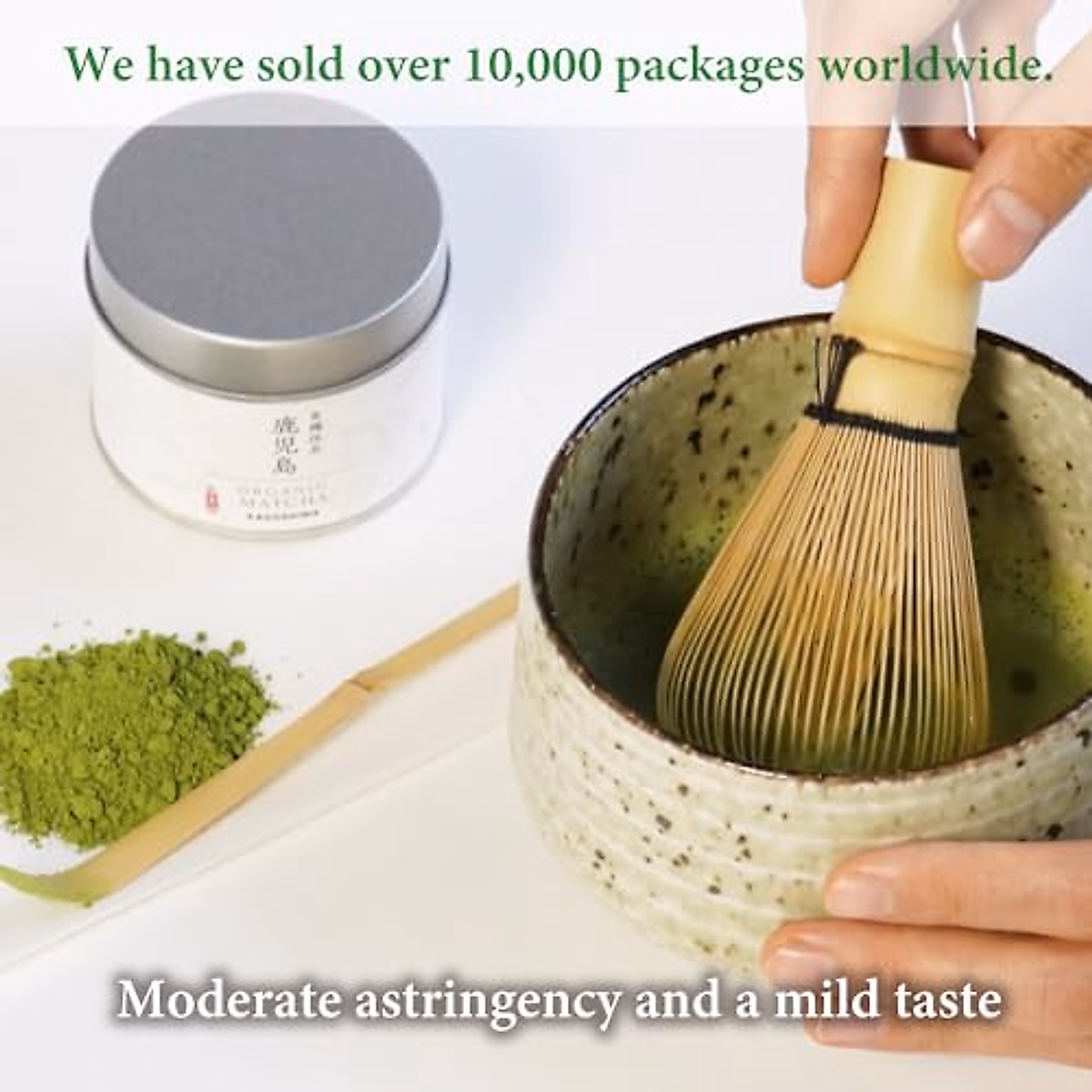 ORGANIC CEREMONIAL Matcha Green Tea Powder from Kagoshima JAPAN | Japanese Tea KIMIKURA | Matcha KIMIKURA (Organic Ceremonial Matcha)