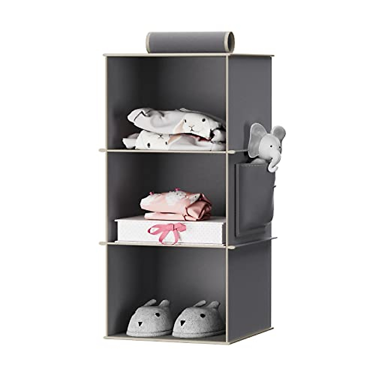 YOUDENOVA 6-Shelf Hanging Closet Organizer, 3-Shelf Closet Hanging Storage Shelves