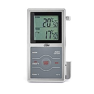 CDN Dual Sensing Programmable Probe Thermometer and Timer