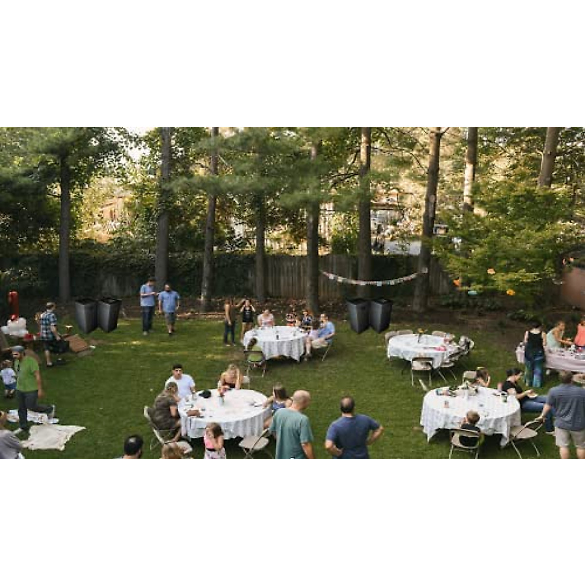 One Earth Disposable and Reusable Corrugated Cardboard Trash and Recycling Boxes: Bin + Lid + Trash Bag- Black (Qty. 10 Sets)