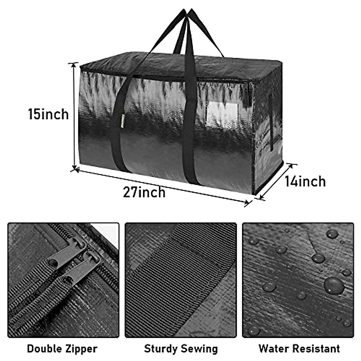 16 Pack Extra Large Moving Bags+6-Pack Oversized Moving Bags