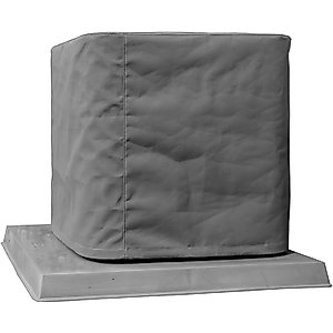 SugarHouse Outdoor Air Conditioner Cover - Premium Marine Canvas - Made in The USA - 7-Year Warranty - 28" x 40" x 20" - Gray