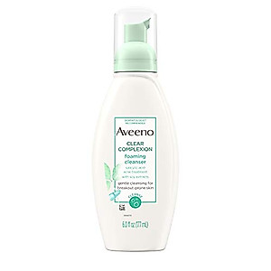 Aveeno Active Naturals Clear Complexion Foaming Cleanser 6 OZ (PACK OF 2)