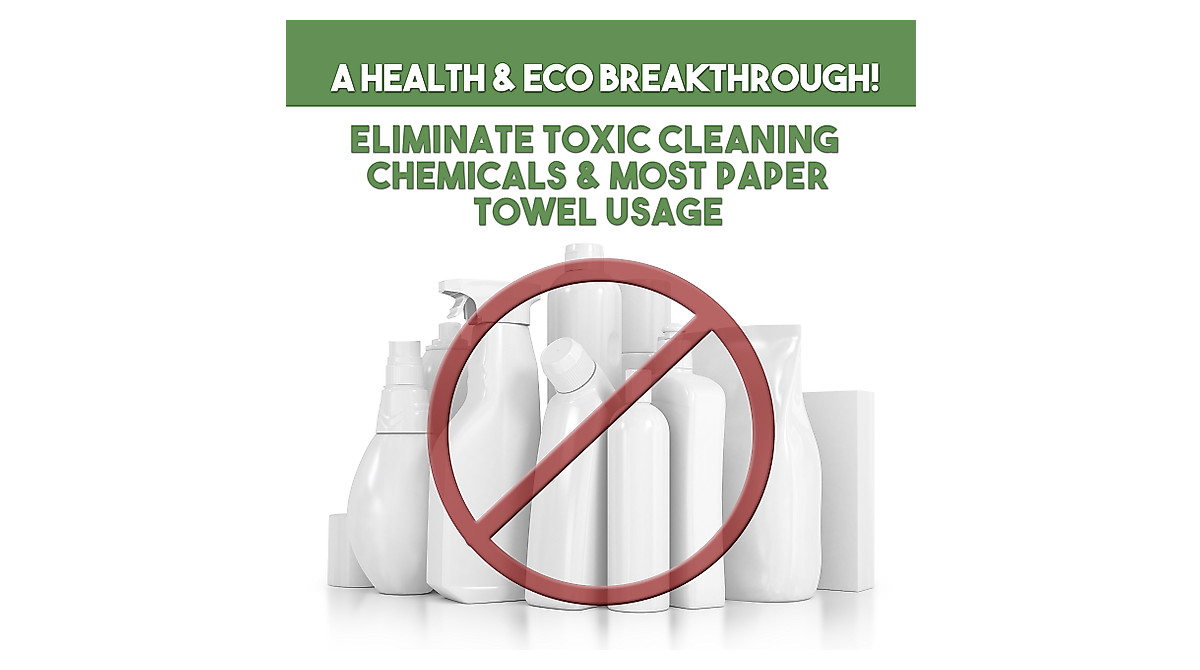 Life Miracle Nano Towels - Eco Friendly, Water-Only Cleaning Cloths