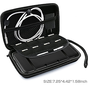 BEADY Carrying Case for Nintendo NEW3DS XL, NEW3DS LL, 3DS XL, 3DS LL storage case console storage case BLACK