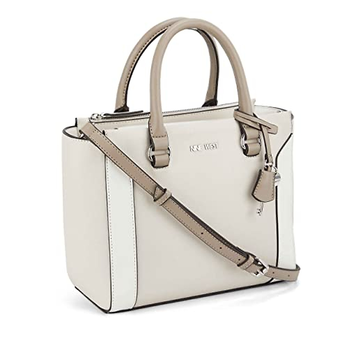 NINE WEST Hewes Satchel Milk Multi One Size