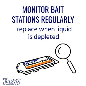 TERRO T300B Liquid Ant Killer, 12 Bait Stations