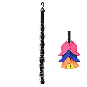LEVOSHUA Closet Hanging Cap Organizer, 16 Baseball Cap Rack, Closet Hook Cap Holder Hat Storage Organizer - Keep Hats Cleaner Than a Hat Rack (1 Pack)