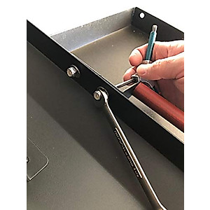 UTVGIANT 36 Inch Black Stone Griddle Cover Lid, Powder Coated Black Aluminum Lid Storage Cover for 36 inch Black Stone Griddles - Made in USA