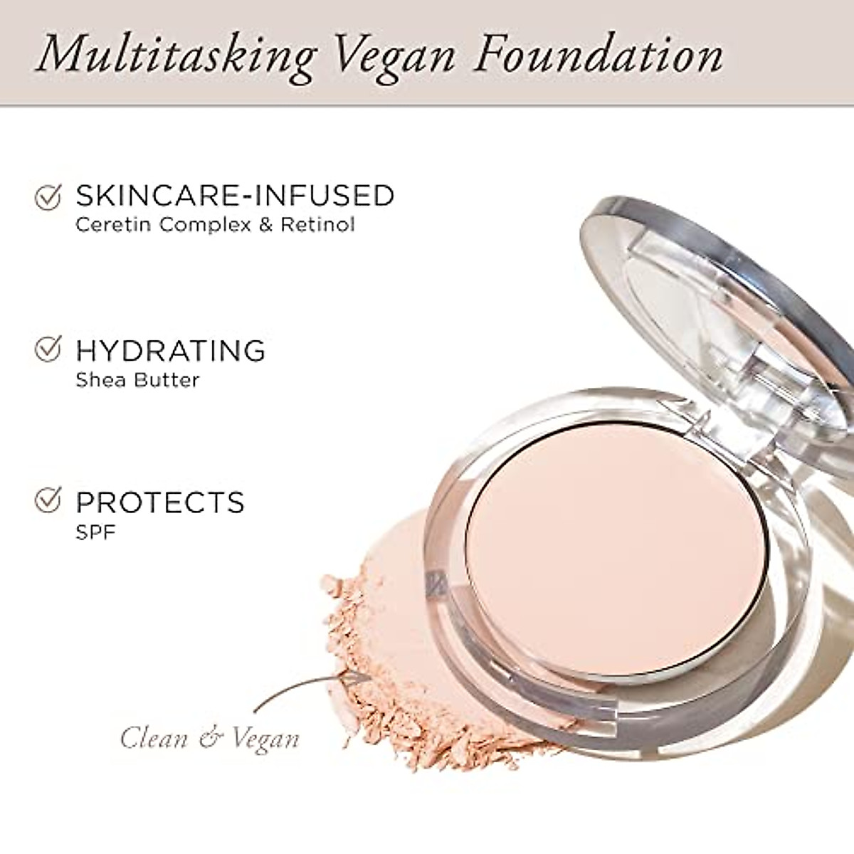 Pur Minerals 4-In-1 Pressed Mineral Makeup Powder SPF 15 - MG5 Beige Women Foundation 0.28 oz