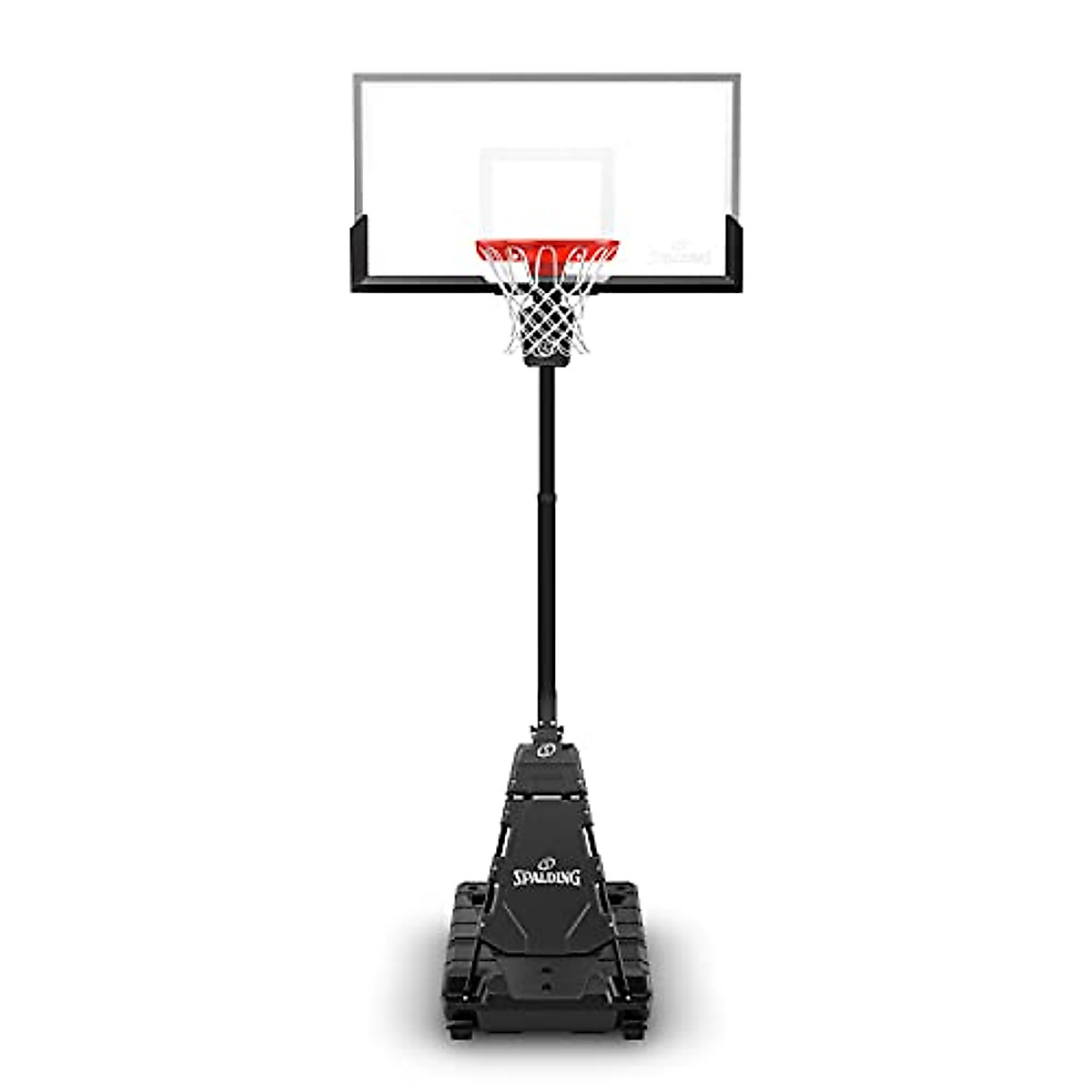 Spalding Momentous EZ Assembly 54" Clear View Acrylic Portable Basketball Hoop