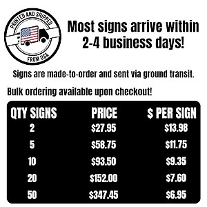 Personalize Custom Yard Sign 24" x 18", Metal H-Stake Included