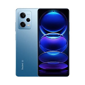Xiaomi Redmi Note 12 Pro 5G + 4G (128GB + 8GB) Factory Unlocked 6.67" 50MP Triple Camera (Only Tmobile/Metro/Mint USA Market) + Extra (w/Fast Car Charger Bundle) (Light Blue)