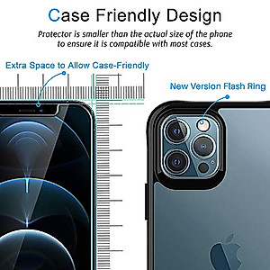 LϟK [2+3 Pack] Designed for iPhone 12 Pro Max 5G 6.7 inch, 2 Pack Privacy Screen Protector + 3 Pack Camera Lens Protector, 9H Hardness Case Friendly, Installation Tray [Not for iPhone 12 Pro]
