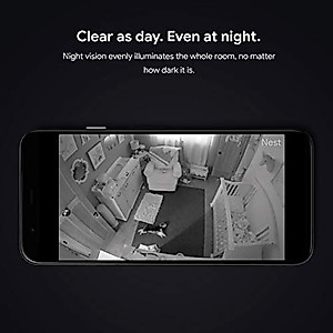 Google Nest Cam Indoor 3 Pack - Wired Indoor Camera for Home Security - Control with Your Phone and Get Mobile Alerts - Surveillance Camera with 24/7 Live Video and Night Vision