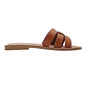 The Drop Women's Monika Sandal, Mocha, 7.5 B US