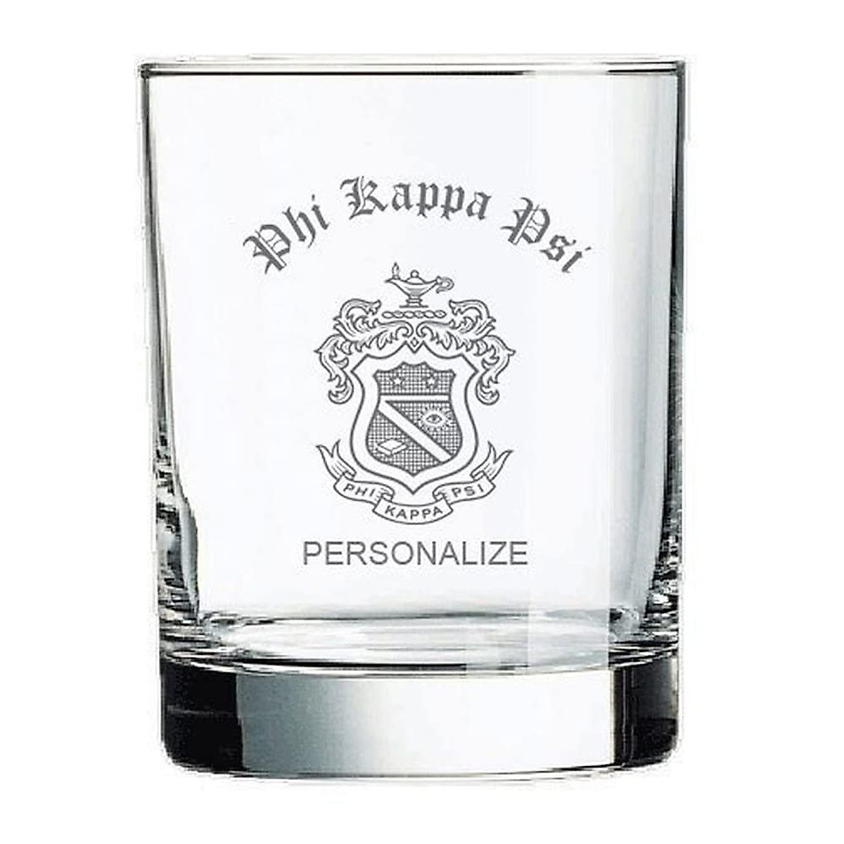 Greekgear Phi Kappa Psi Old Style Glass Transparent