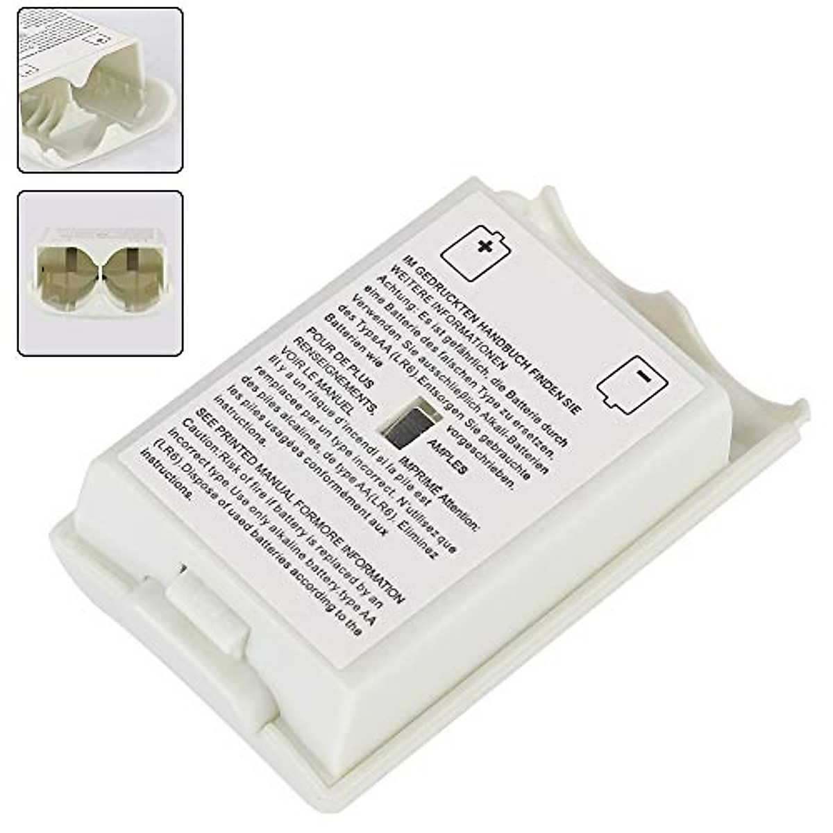 -Abrasion Universal 5 PCS Shell Case Cover Kit for Game Controller(White)