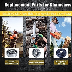 2Set Crankcase Crank Main Bearing Oil Seals For Husqvarna 36 41 136 136E 137 137E 141 141E 142 235E 240E Chainsaw Parts 530056363