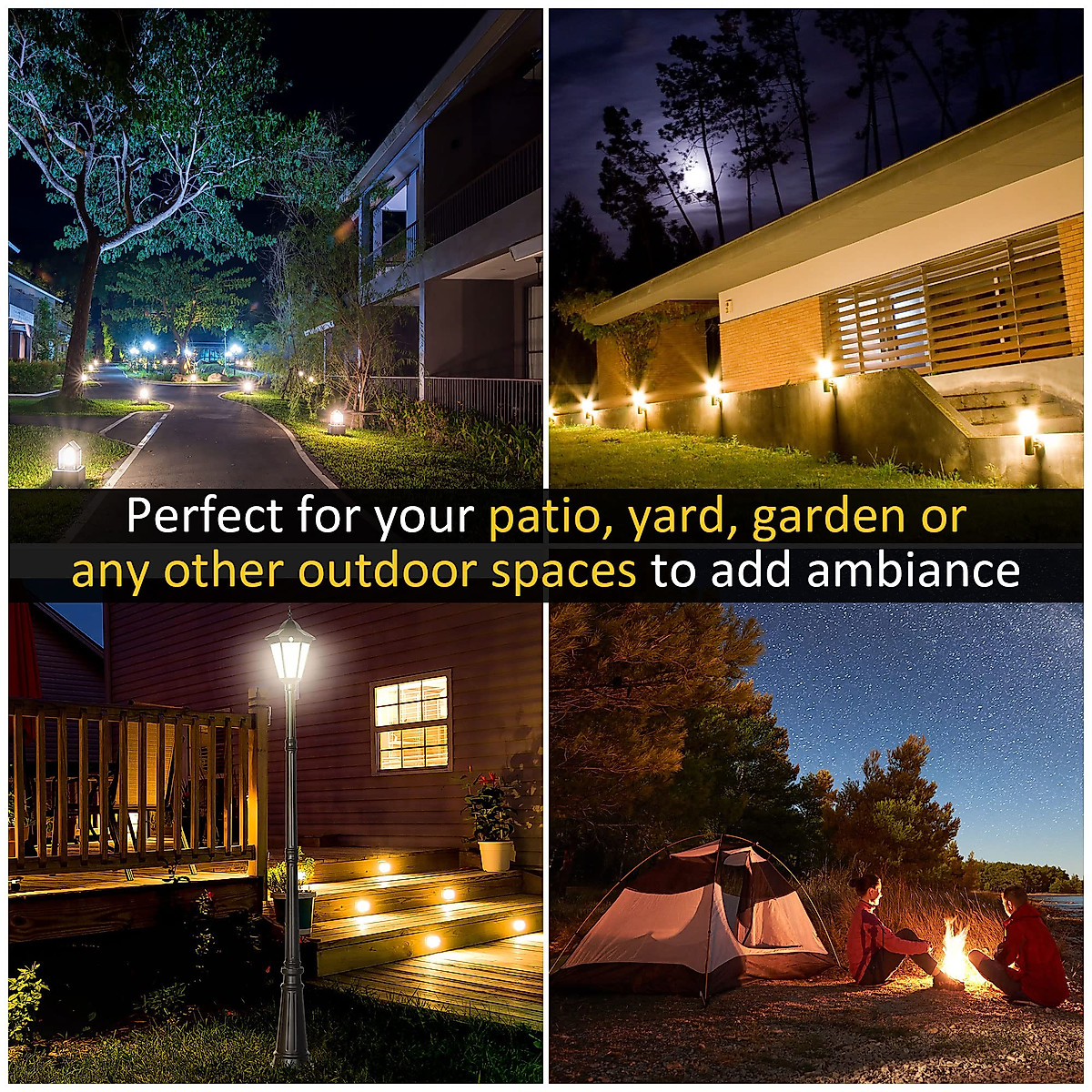 Outsunny 94.5" Solar Lamp Post Light, Dusk to Dawn Vintage Style Street Light, Aluminum Solar Powdered Lamp, PIR Motion Sensor for Garden, Lawn, Pathway, Driveway, Black