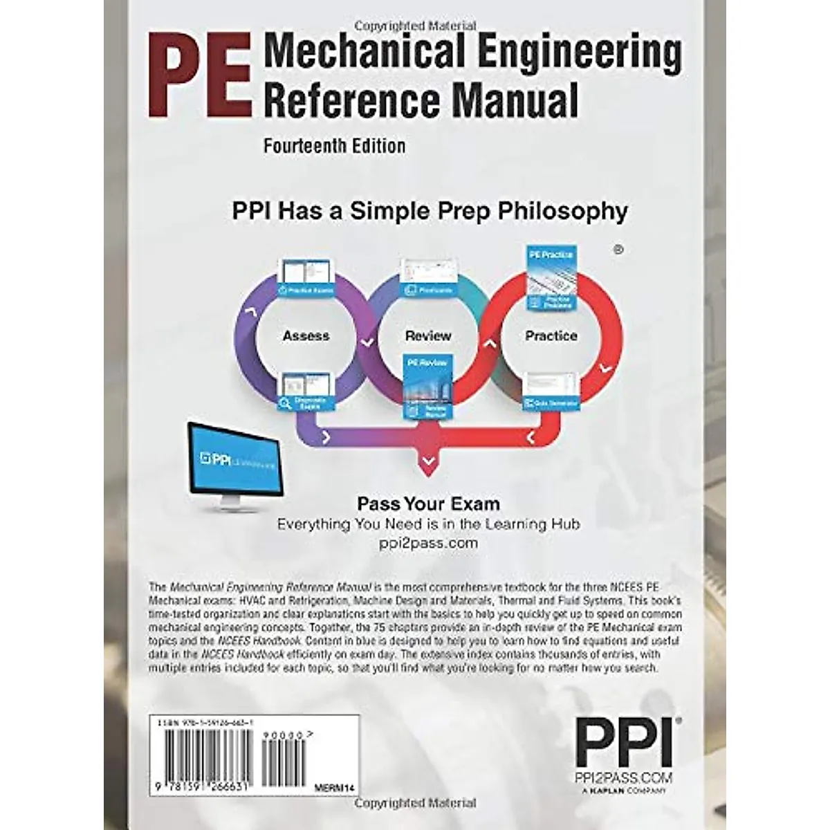 PPI Mechanical Engineering Reference Manual, 14th Edition – Comprehensive Reference Manual for the NCEES PE Exam