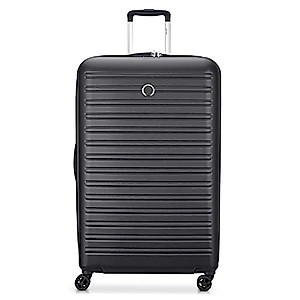 Delsey Paris Adults-Unisex's Hand Luggage, Black, XL (80 cm-109 L) New