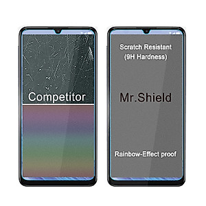 Mr.Shield [3-Pack] Screen Protector For TCL 40 XL [Tempered Glass] [Japan Glass with 9H Hardness] Screen Protector