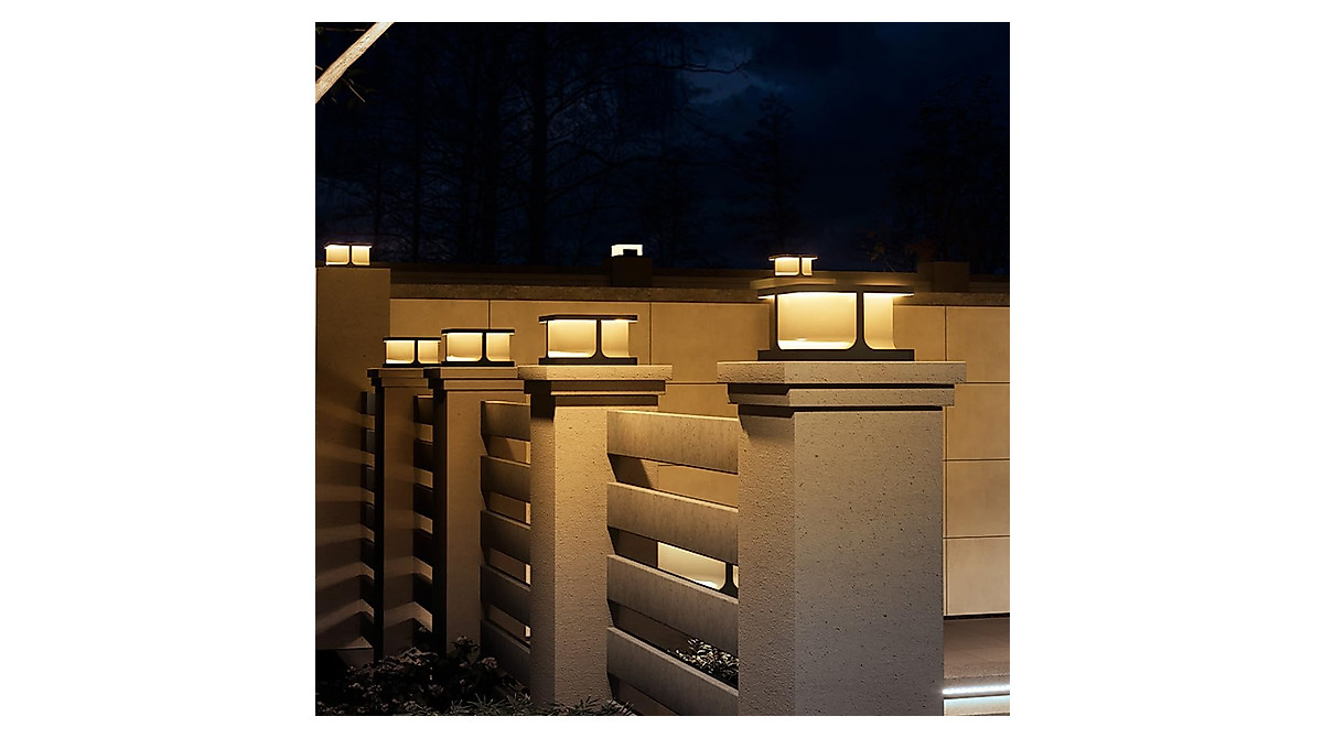 VELLOW Solar Post Lights - Illuminate Your Outdoors