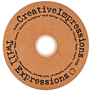 Creative Impressions Printed Twill .5" X25yd-Antique, 25-Yard, Anitque Ruler