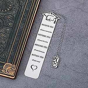 2023 Graduation Gifts for Him Her Bookmark Christmas Stocking Stuffers High School College Graduation Gifts for Son Daughter Women Men Nurse Class of 2023 Grad Gifts for Master Senior Students