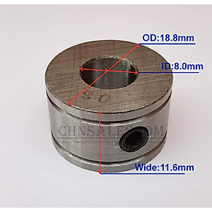 CHNsalescom Mig Welder Wire Feed Drive Roller Roll Parts KP1884-1 OD18.8mm ID8.0mm WI11.6mm (K-Groove .030"-.035" )