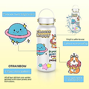 Inspiration Stickers for Laptop Phone Teens Kids Skateboard students adults Computer Decals Positive Cute Vinyl Waterproof Sticker Pack Quote Stickers Water Bottles Sticker Motivational Words Stickers