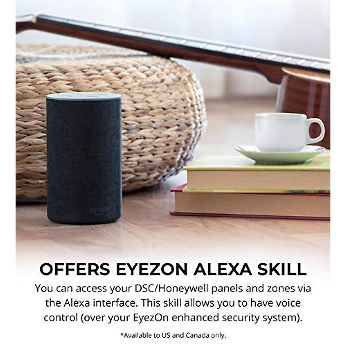 EyezOn Envisalink EVL-4EZR IP Security Interface Module for DSC and Honeywell (Ademco) Security Systems, Compatible with Alexa