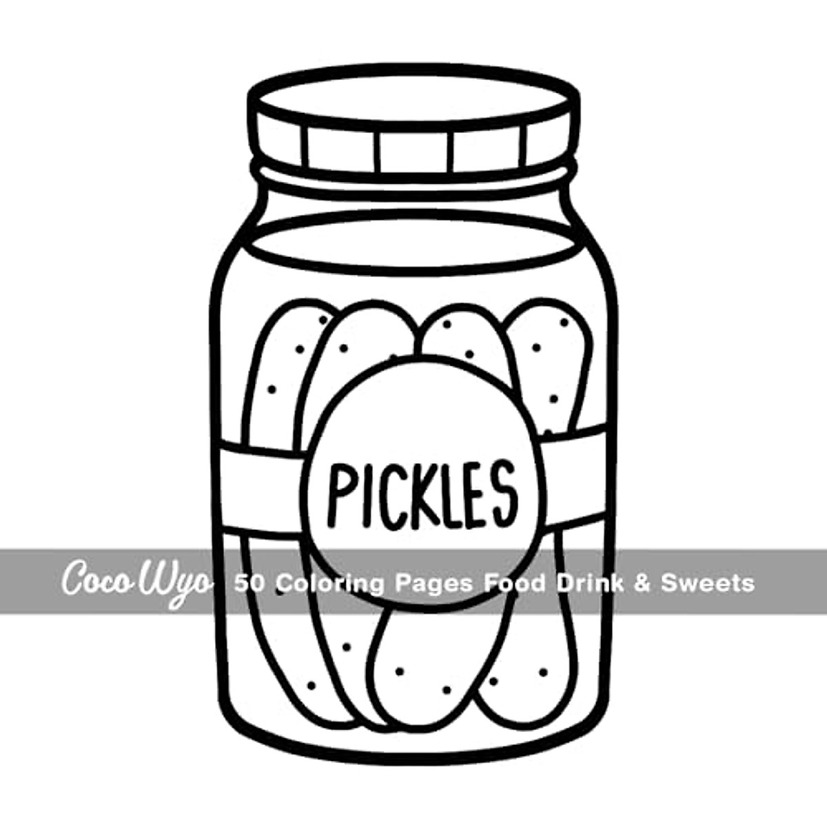 Food Drink & Sweets: Coloring Book for Adults and Kids, Bold and Easy, Simple and Big Designs for Relaxation Featuring a Variety of Foods, Drinks, Desserts and Fruits (Bold & Easy Coloring)