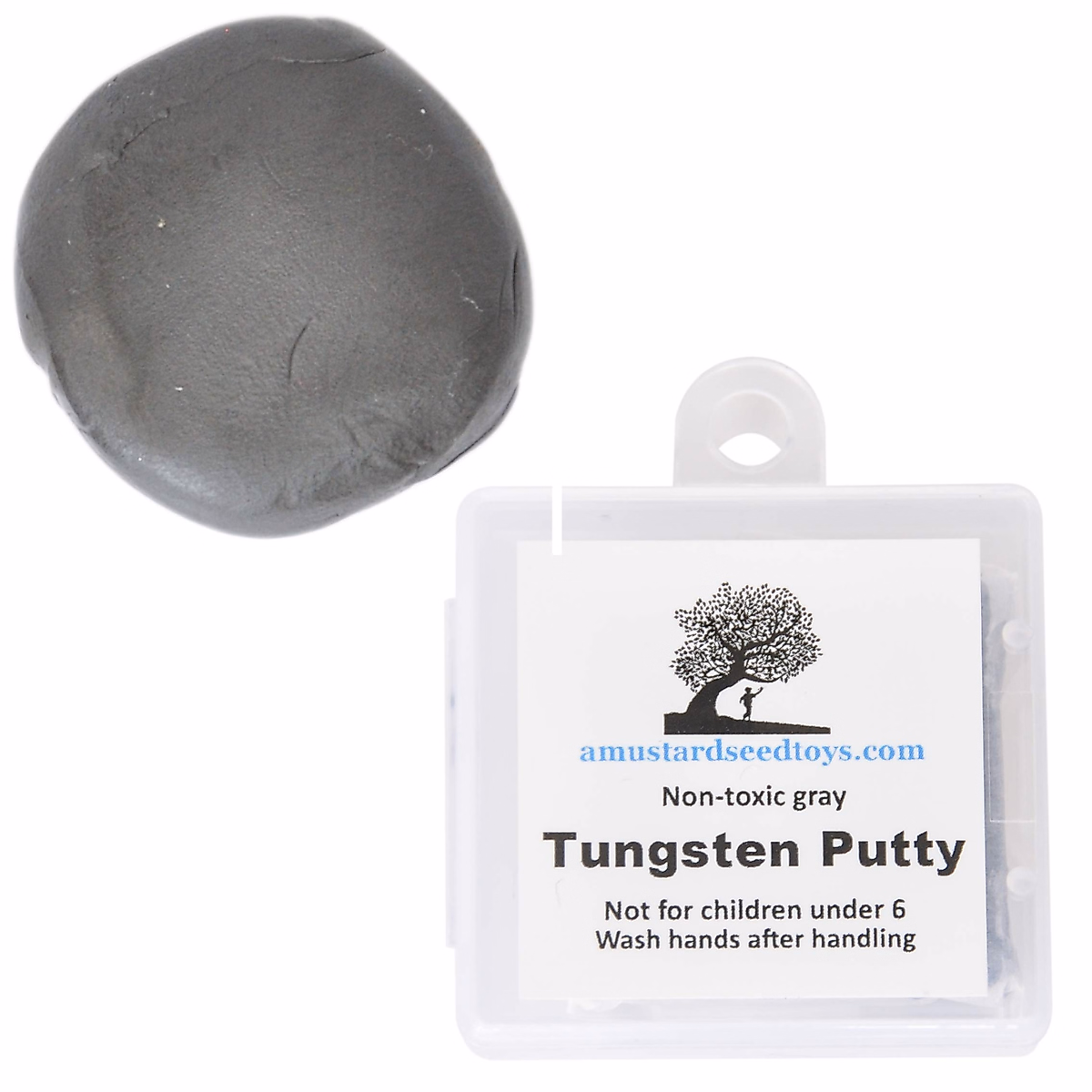 A Mustard Seed Toys Tungsten Putty Weight, 1 oz., Get The Perfect Weights for Your Pinewood Car to Win Your Derby