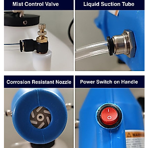 1.2 Gallon ULV Sprayer, Electric Mister, Environmental Atomizer Home Spray Indoor Outdoor Mist Maker for Office Restaurant Hotel Church School Theater Workshop Garden Yard (1pc)